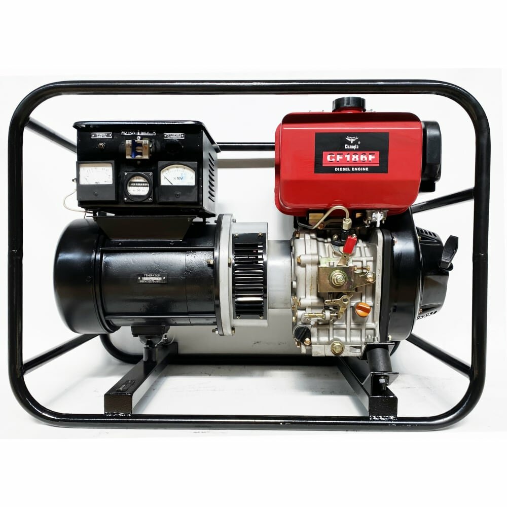 Дизельный электроагрегат АД4-230-ВМ5, Имеет ручной пуск двигателя