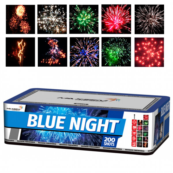 Супер салют 200 залпов Огни темной ночи