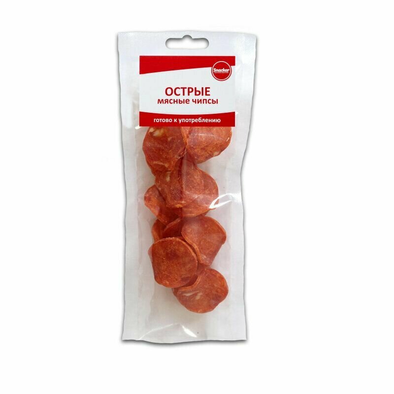 Snacker Сушеное мясо Снеки Чипсы мясные острые, 50 г
