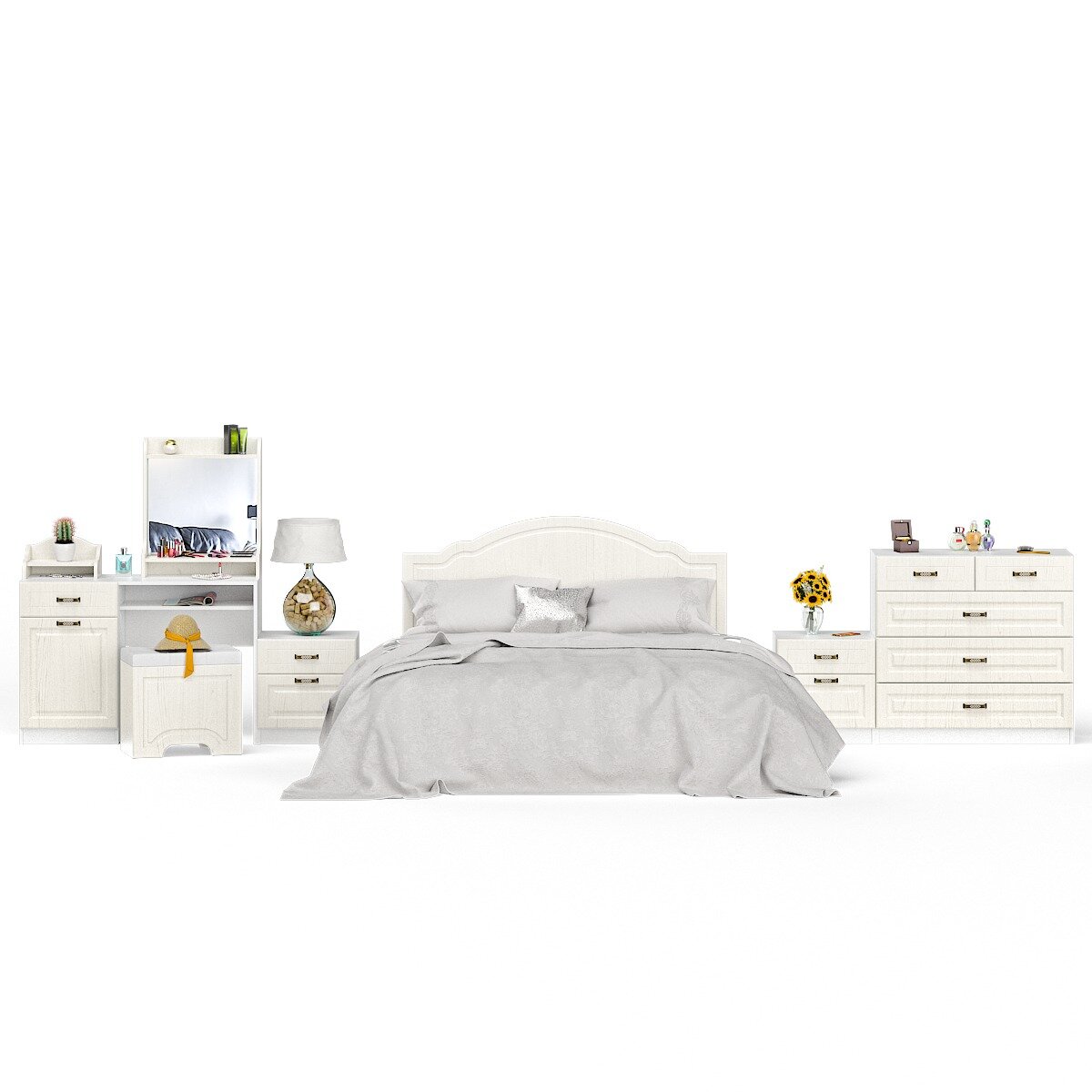Спальный гарнитур, набор мебели для спальни - НЖ0547 Спасибо-Мебель