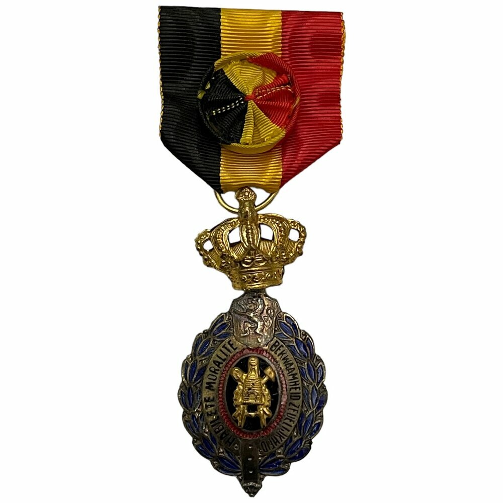 Бельгия, медаль "Трудовой знак отличия" I класс 1905-1951 гг. (в коробке) (2)