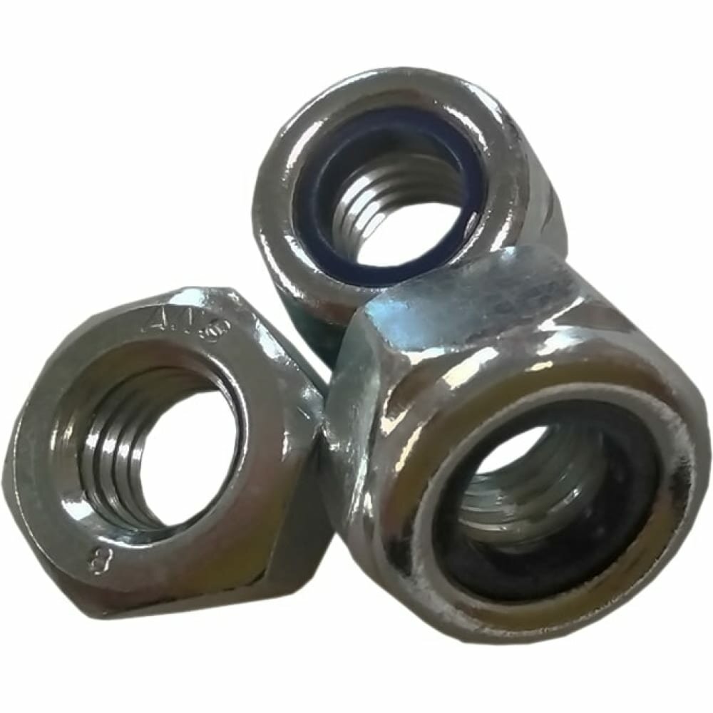 Самоконтрящаяся оцинкованная гайка ZAMETAL М20 DIN985 50 шт