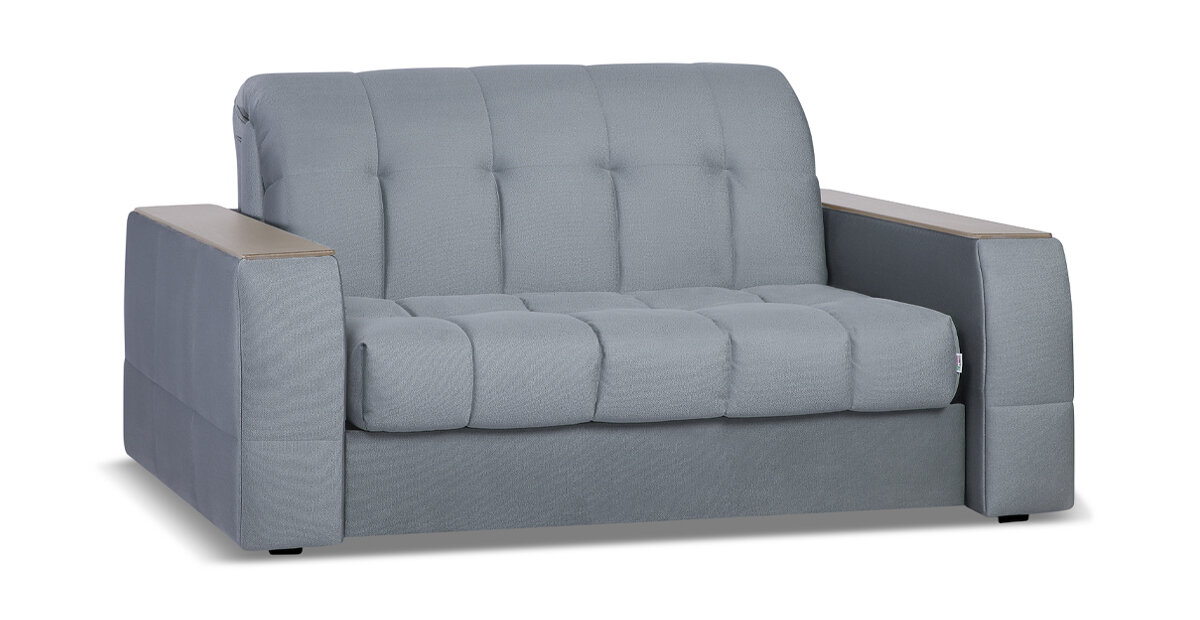 Прямой диван Цвет Диванов Коломбо NEXT 21 140 декор дуб каньон 193 прямой Серо-синий