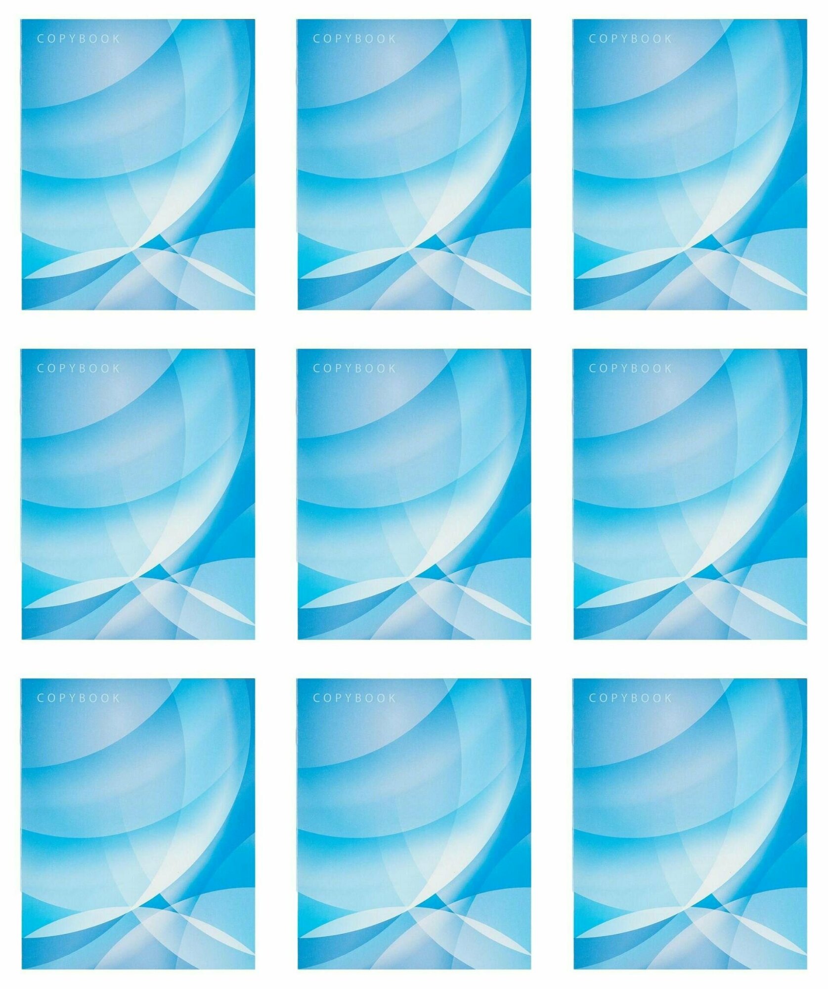 Attache Тетрадь общая Сфера, А4, 96 л, 9 шт