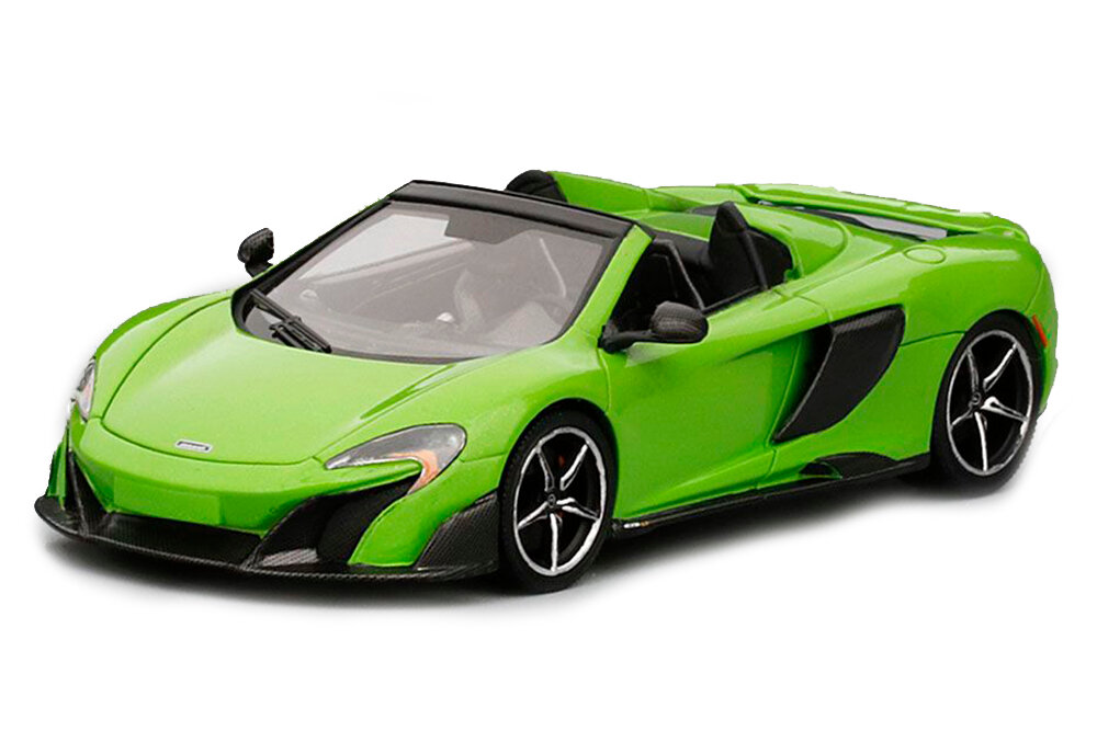 Модель коллекционная TSM Mclaren 675LT spider mantis green