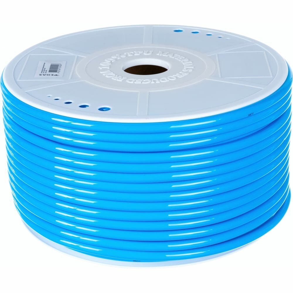 Пневмотрубка полиуретановая бухта 100 м, 8х10 мм Pegas pneumatic 6403