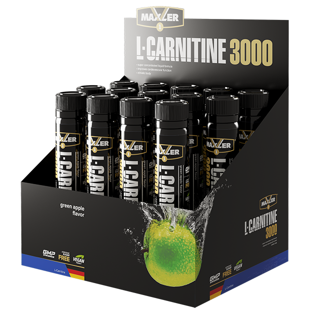 Maxler L-Carnitine 3000 Comfortable Shape, 14 шт. по 25 мл (Клубника-киви)