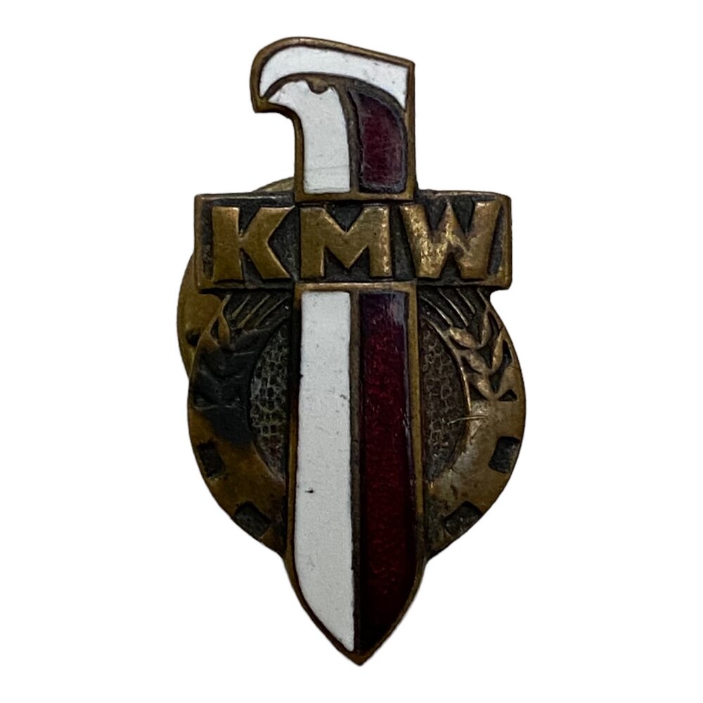 Знак "Кружки военной молодежи" (KMW) Польша 1958-1973 гг. (2)