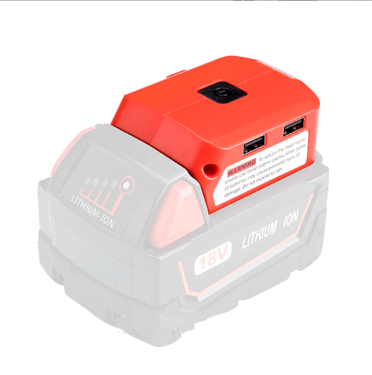 Лампа фонарь MyPads для электроинструмента Milwaukee MWQ45 14.4/18V со светодиодным освещением