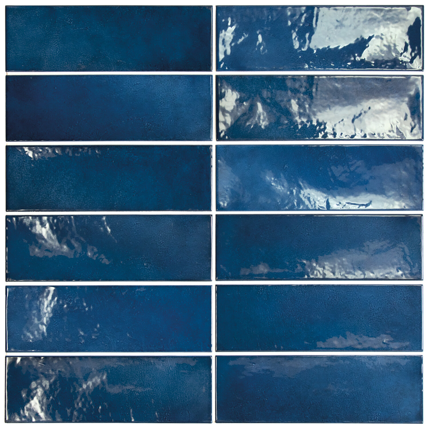 Плитка Equipe VILLAGE ROYAL BLUE глянцевая 6,5x20см (цена за 1 уп-0.5м2) 38шт