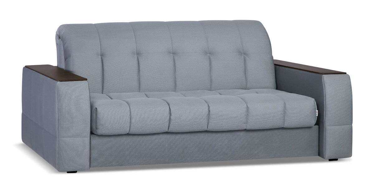 Прямой диван Цвет Диванов Коломбо NEXT 21 155 208 прямой Серо-синий