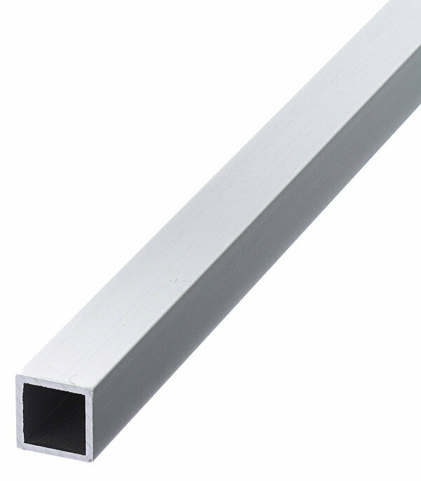 Трубка алюминиевая квадратная 15х15х1,5х2000 мм анодированная