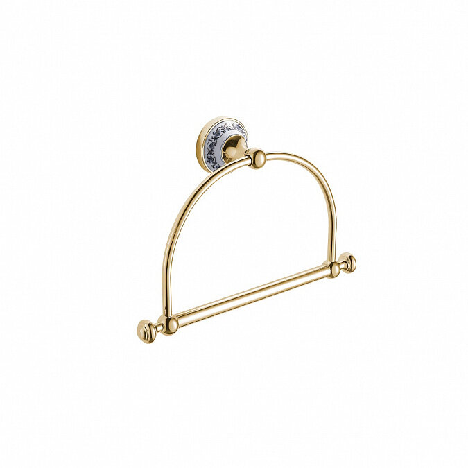 Держатель для полотенца Zeegres Z.CLASS (27105302) кольцевой, золото