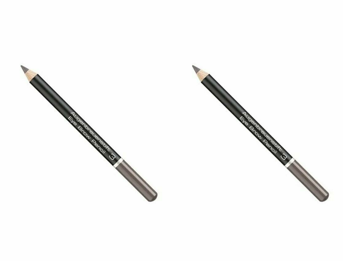 ArtDeco Карандаш для бровей тон 3, 1,1 г, 2 штуки