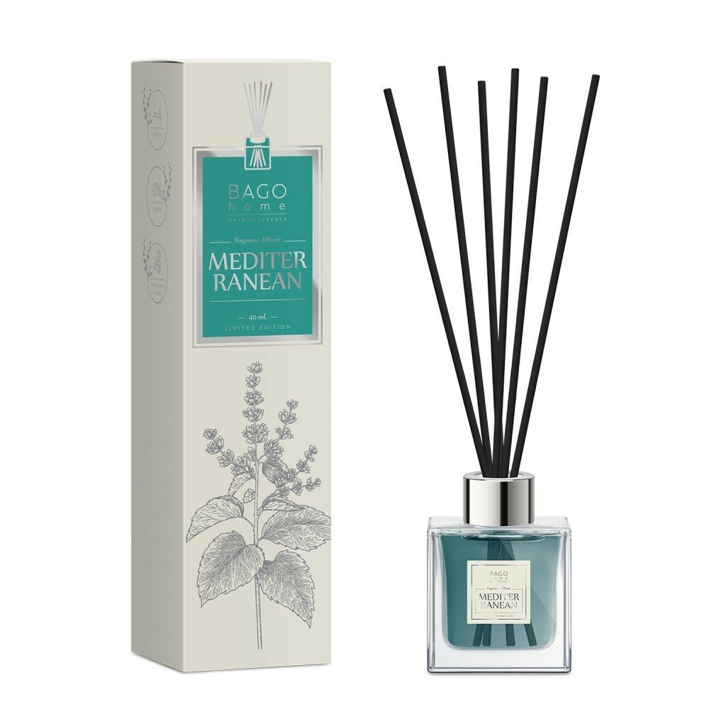 Лазурный берег BAGO home ароматический диффузор 40 мл