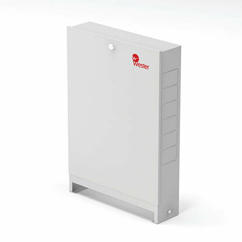 Шкаф распределительный накладной Wester ШРН-6 - 652x1157x119 мм (с накладной дверцей)