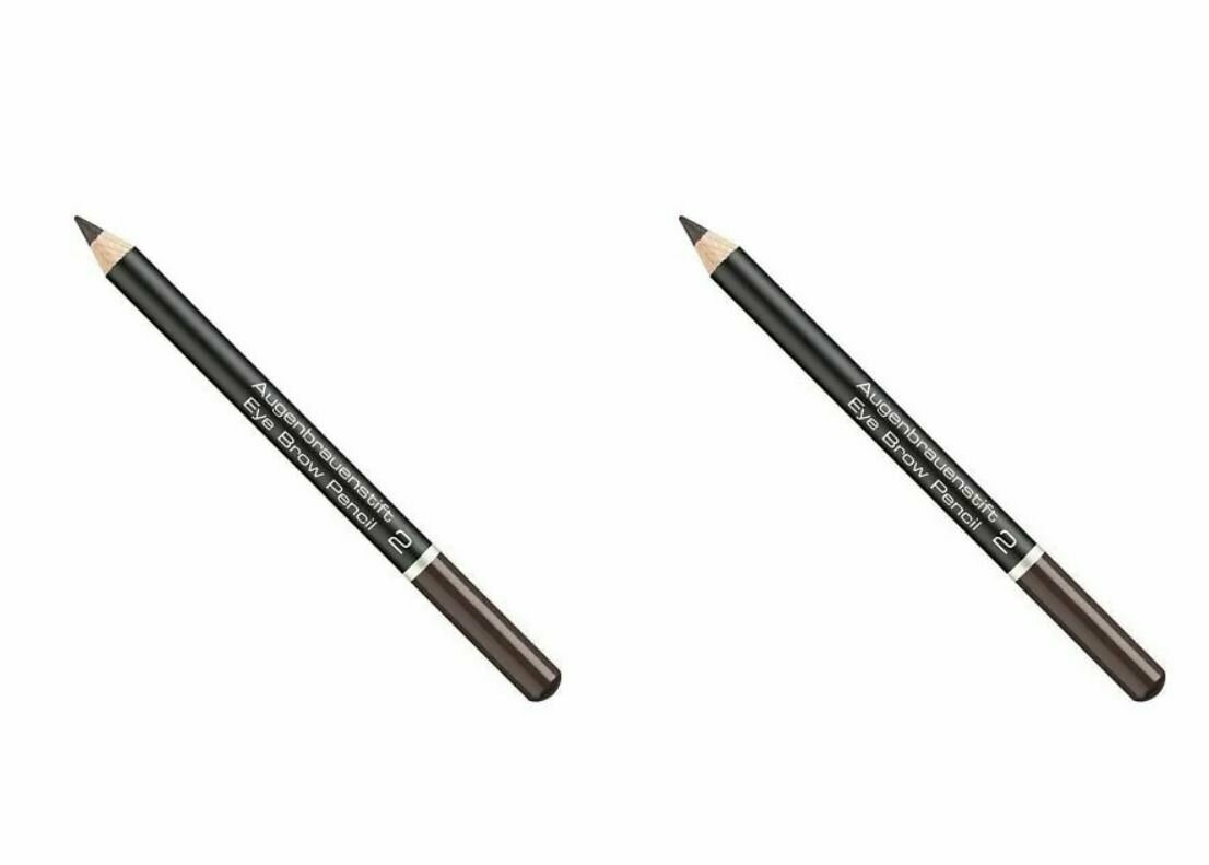 ArtDeco Карандаш для бровей тон 2, 1,1 г, 2 штуки