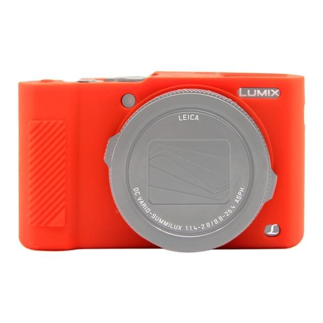 Силиконовый противоударный чехол MyPads Antiurto для фотоаппарата Panasonic Lumix GF7/ GF8 ультра-тонкий из мягкого качественного силикона розовый