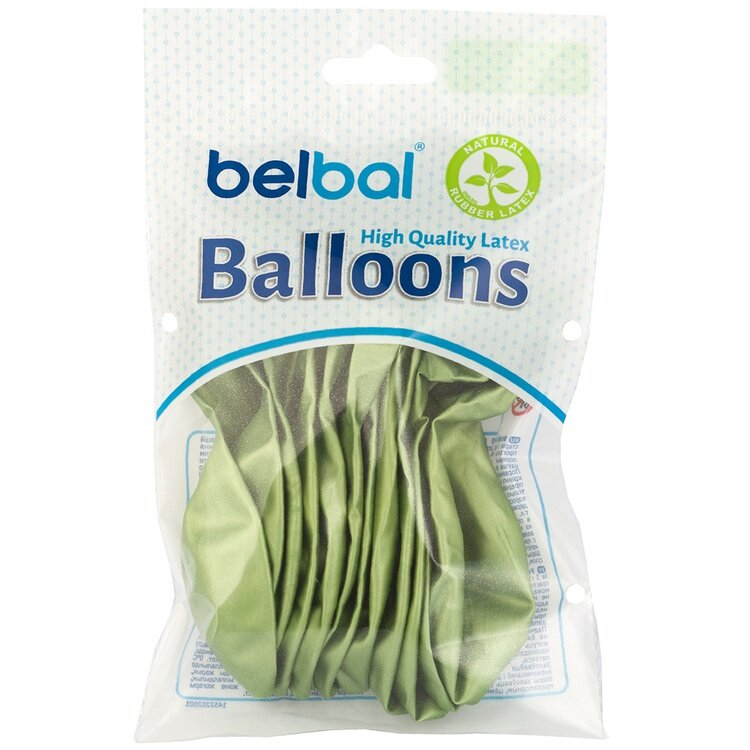 Шары 32см, цвет 608 Хром Lime Green