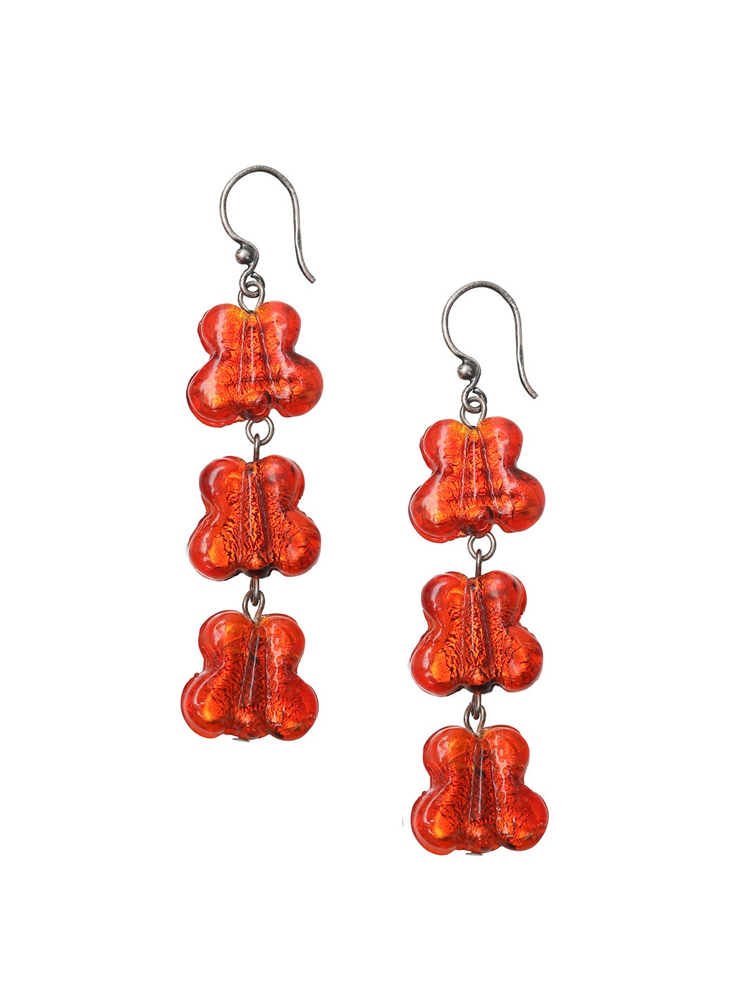 Серьги, муранское стекло