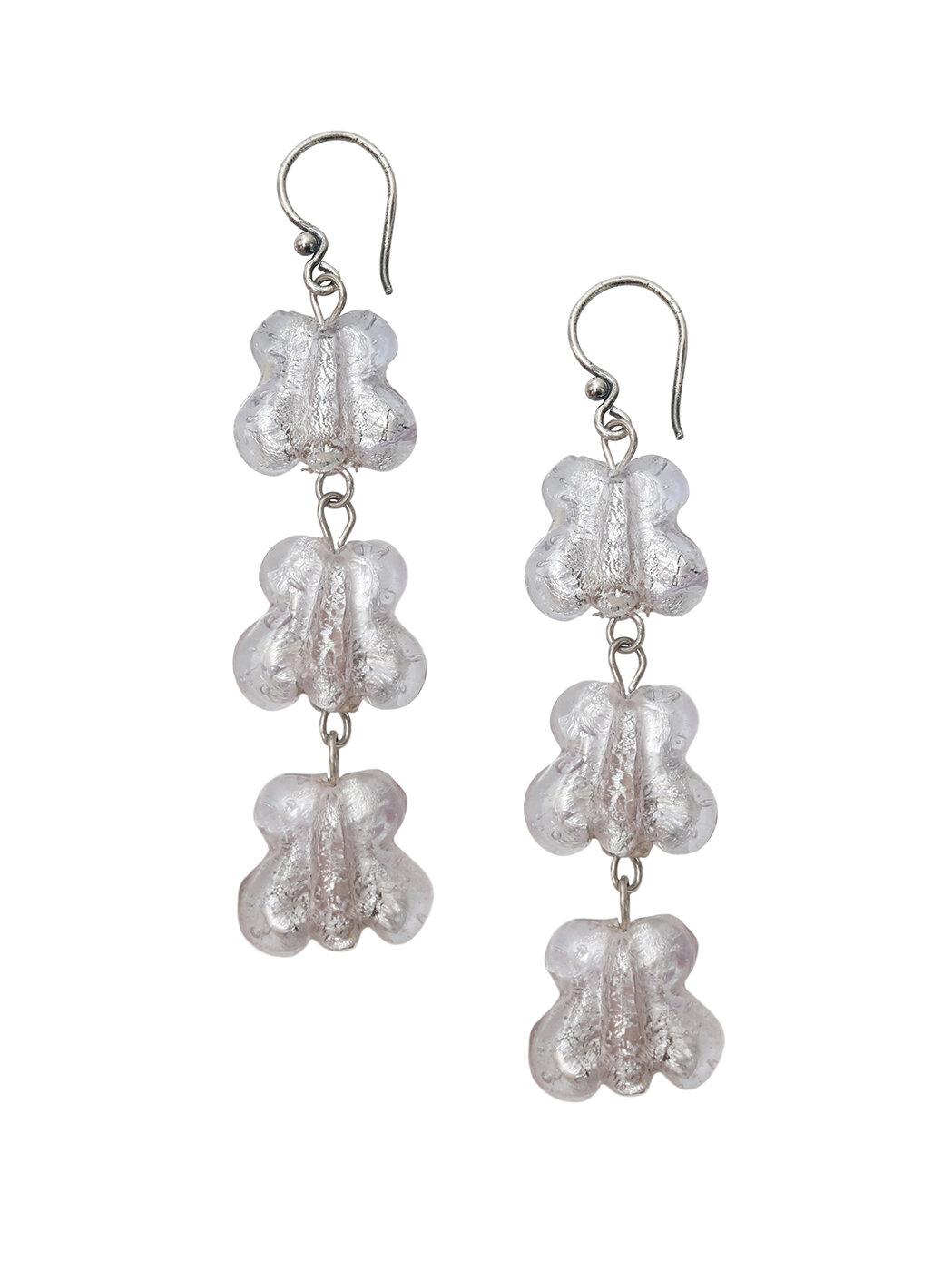 Серьги, муранское стекло