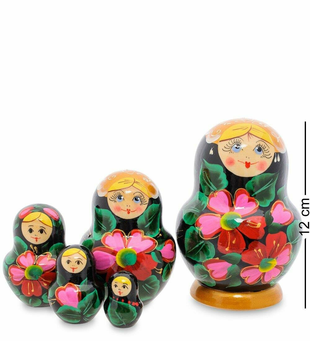 Матрешка 5м "Аксинья" A2099906 Народные промыслы, Дерево липа, краски, лак