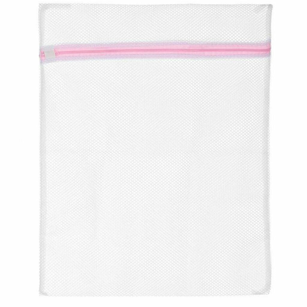 Мешок для стирки 50х40 см с молнией, сетка, Китай