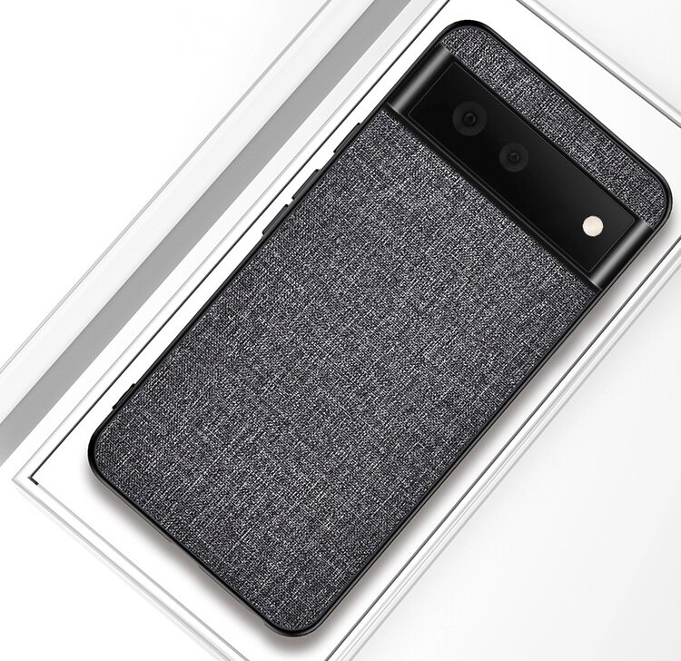 Чехол панель-накладка MyPads Trama premium из силикона с текстурным покрытием для Google Pixel 7 Pro серая