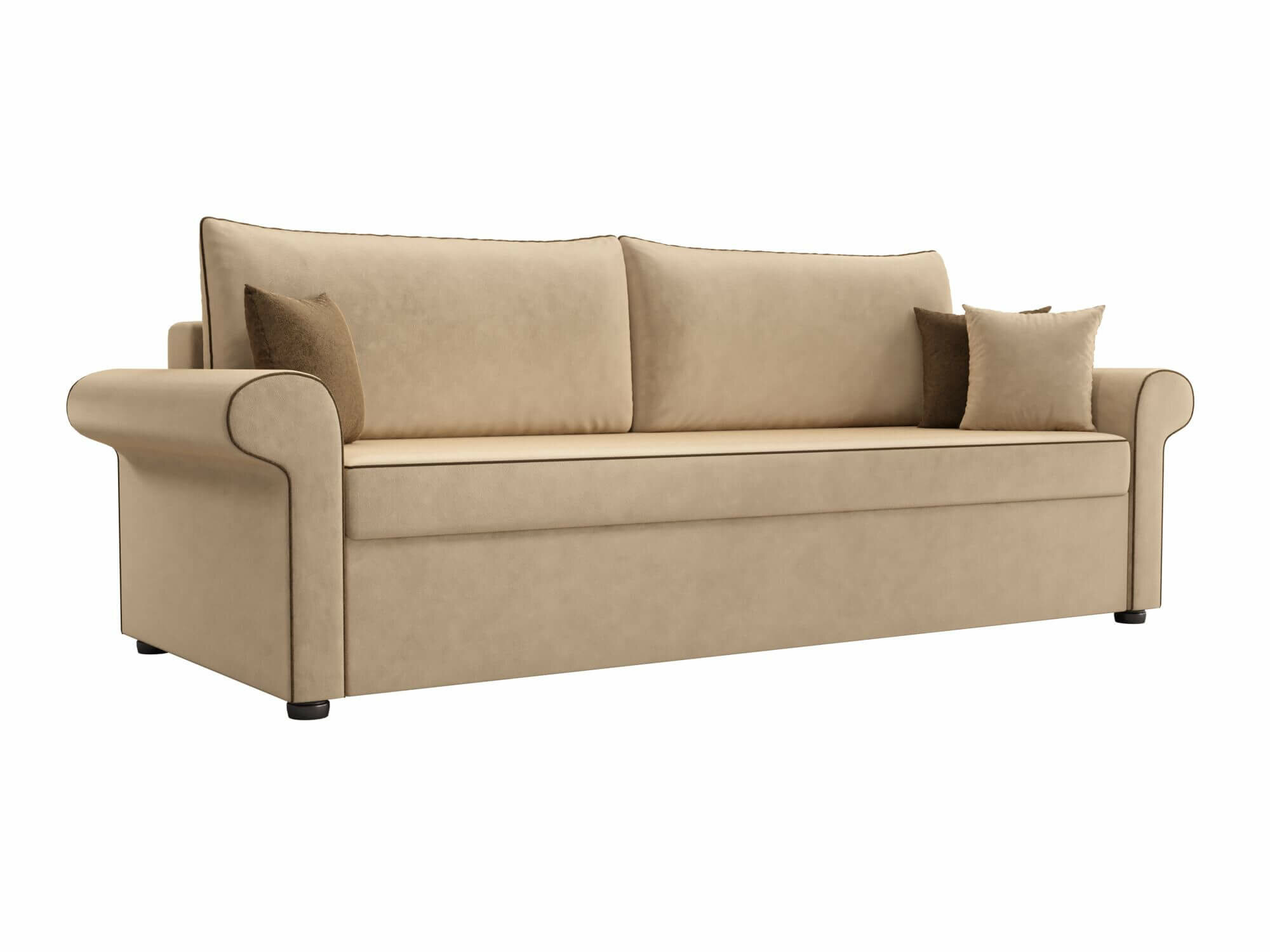 Artum Диван прямой Милфорд микровельвет бежевый