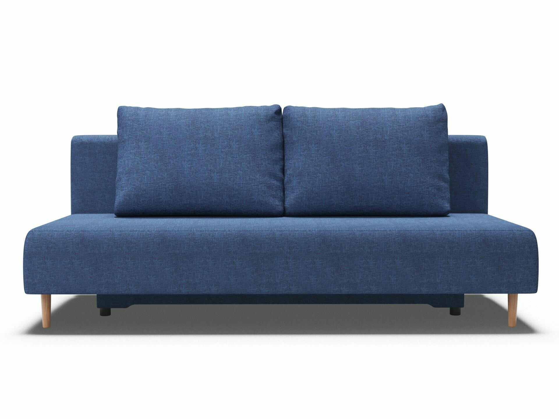 Диван-кровать Боден, диван прямой, раскладной Еврокнижка 193х88 Рогожка Bingo 11 светло-синий