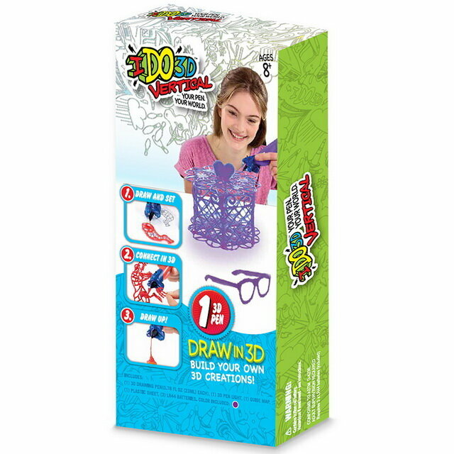 3D ручка для рисования в воздухе Вертикаль - Шкатулка, пурпурный, Redwood, 155236N