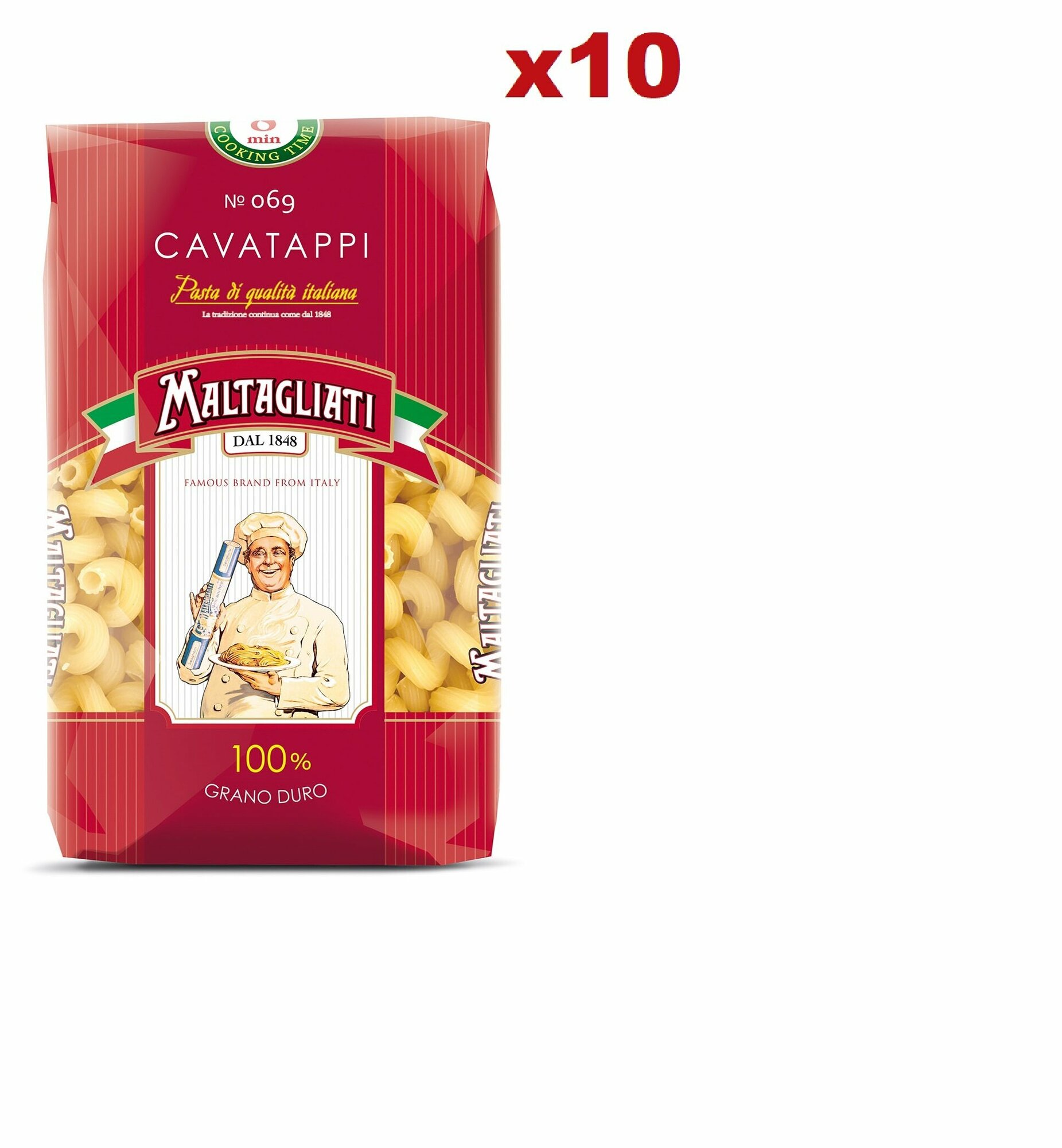 Макаронные изделия "Мальтальяти" рожок витой 450 г, 10 шт