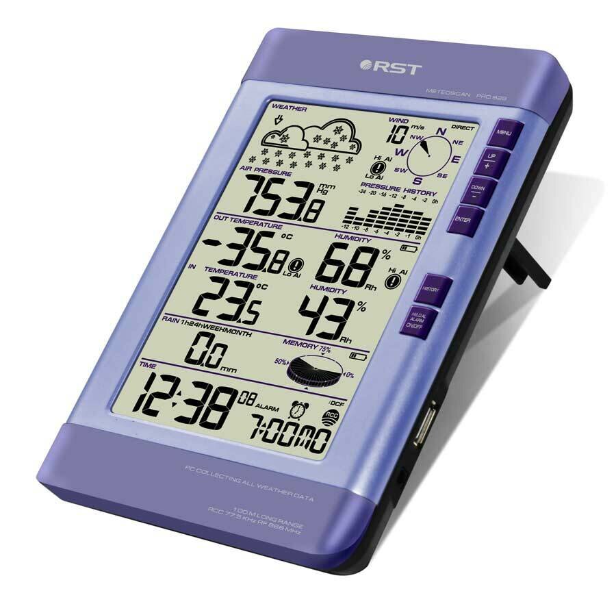 Профессиональная метеостанция RST MeteoScan 929 pro