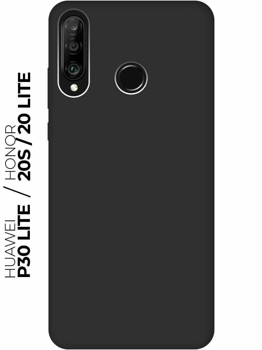 Чехол Soft Sense для Huawei P30 Lite / Honor 20S черный