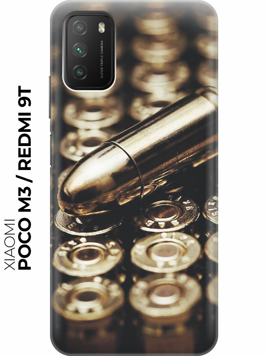 Силиконовый чехол 9 мм на Xiaomi Redmi 9T / Poco M3 / Сяоми Поко М3 / Сяоми Редми 9Т