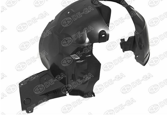 Подкрылок SAT, для Citroen Berlingo III 08-18, правая сторона, черный