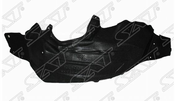 Подкрылок SAT ST-11-0260, черный, задний, левый, для Toyota Camry, 1 шт