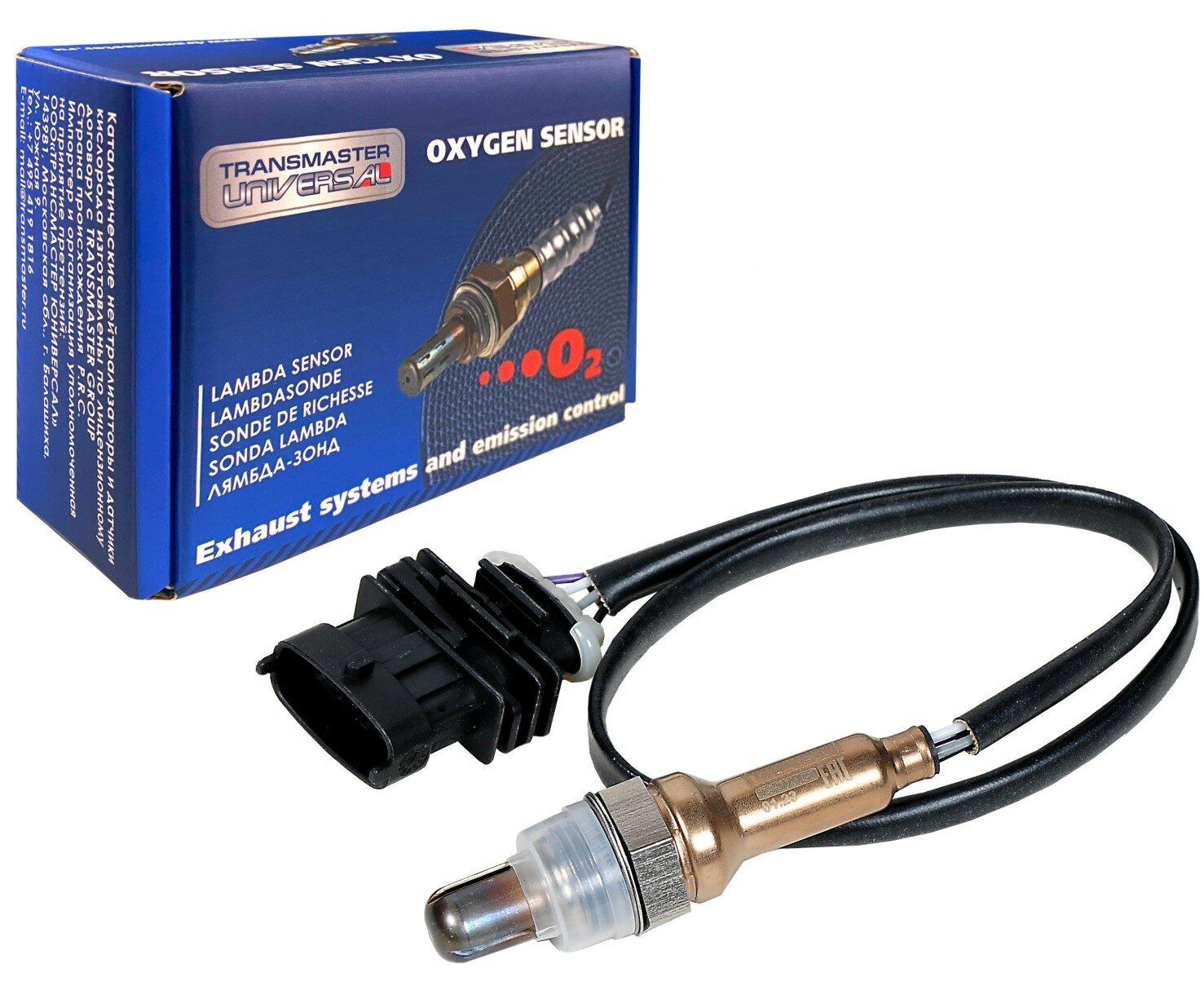 Датчик кислорода ГАЗ, УАЗ дв. ЗМЗ, УМЗ Е-3,4 (Transmaster)