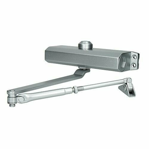 GF-505 (Серебро) Доводчик с низкотемпературным маслом до 150кг (EN 5-6 ширина до 1400)