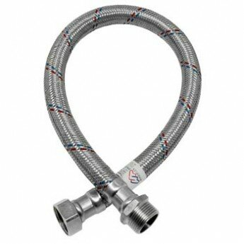 GIGANT Подводка сталь для воды 1/2" 120 см г/ш