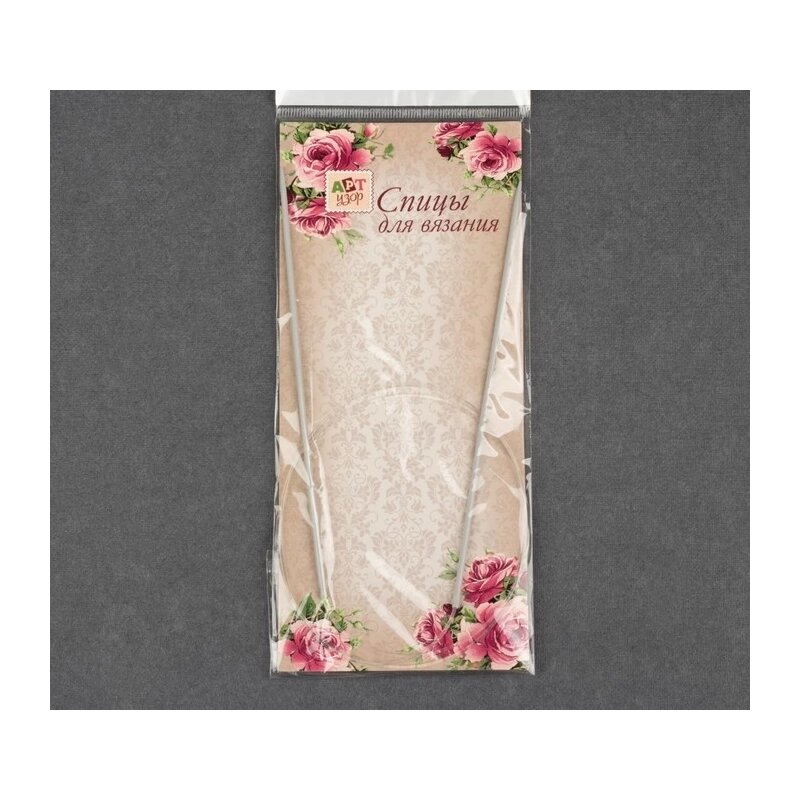 Спицы для вязания, круговые, с тефлоновым покрытием, с пластиковой леской, d = 4,5 мм, 14/80 см