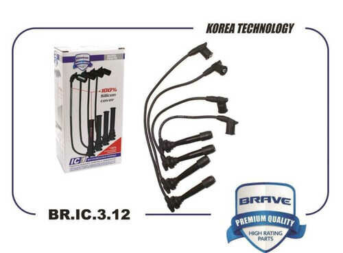 Высоковольтные провода силикон 27501-26D00 BR. IC.3.12 Rio, Getz, Accent III, Cerato BRAVE арт. BR. IC.3.12