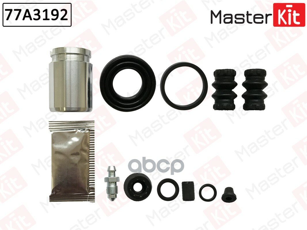 Ремкомплект тормозного суппорта + поршень с механизмом MasterKit арт. 77A3192