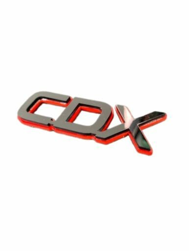 Эмблема(шильдик) CDX черно-красная