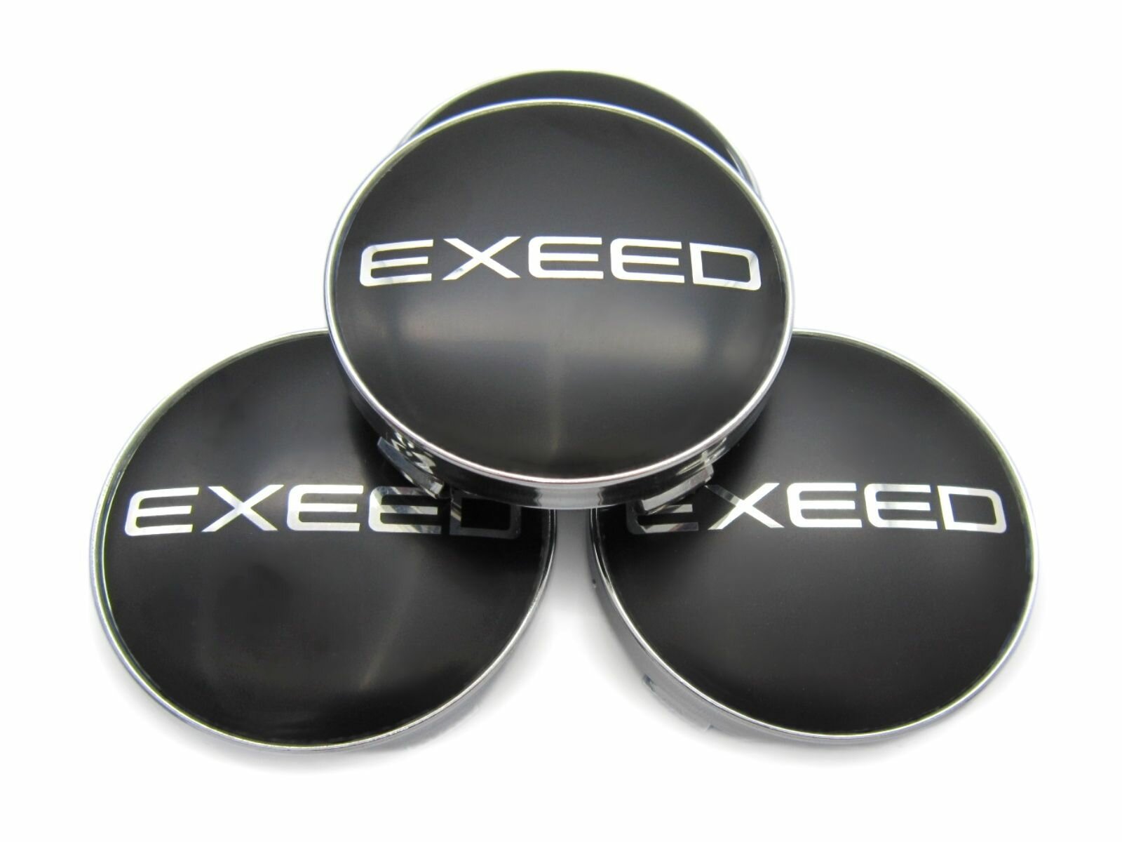 Колпачки, заглушки на литые диски для EXEED 60/56 мм, комплект 4 шт.