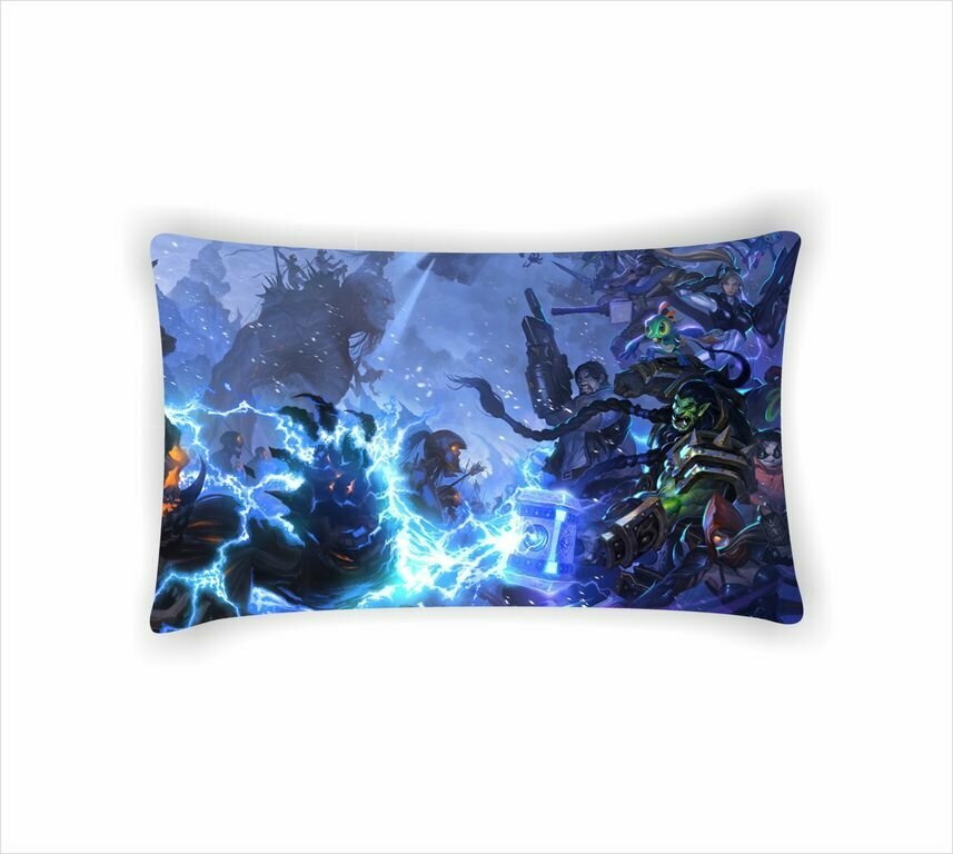 Подушка Heroes of the Storm, Герои Шторма №6, С одной стороны