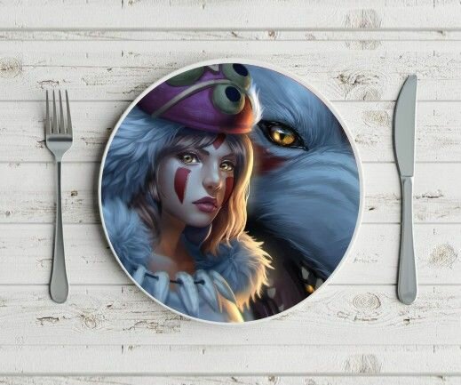 Тарелка Принцесса Мононоке, Princess Mononoke №7