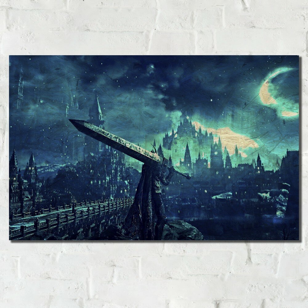 Картина интерьерная на рельефной доске ОСП Игры Dark Souls 3 - 14150