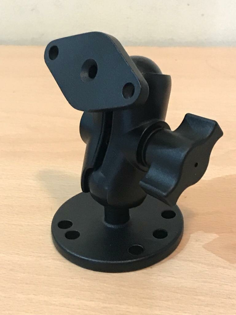 Крепление N-Star шары 25 мм (1") круглая и ромбическая площадки, муфта 60 мм, алюминий (NS-BRB-B6-BDB)