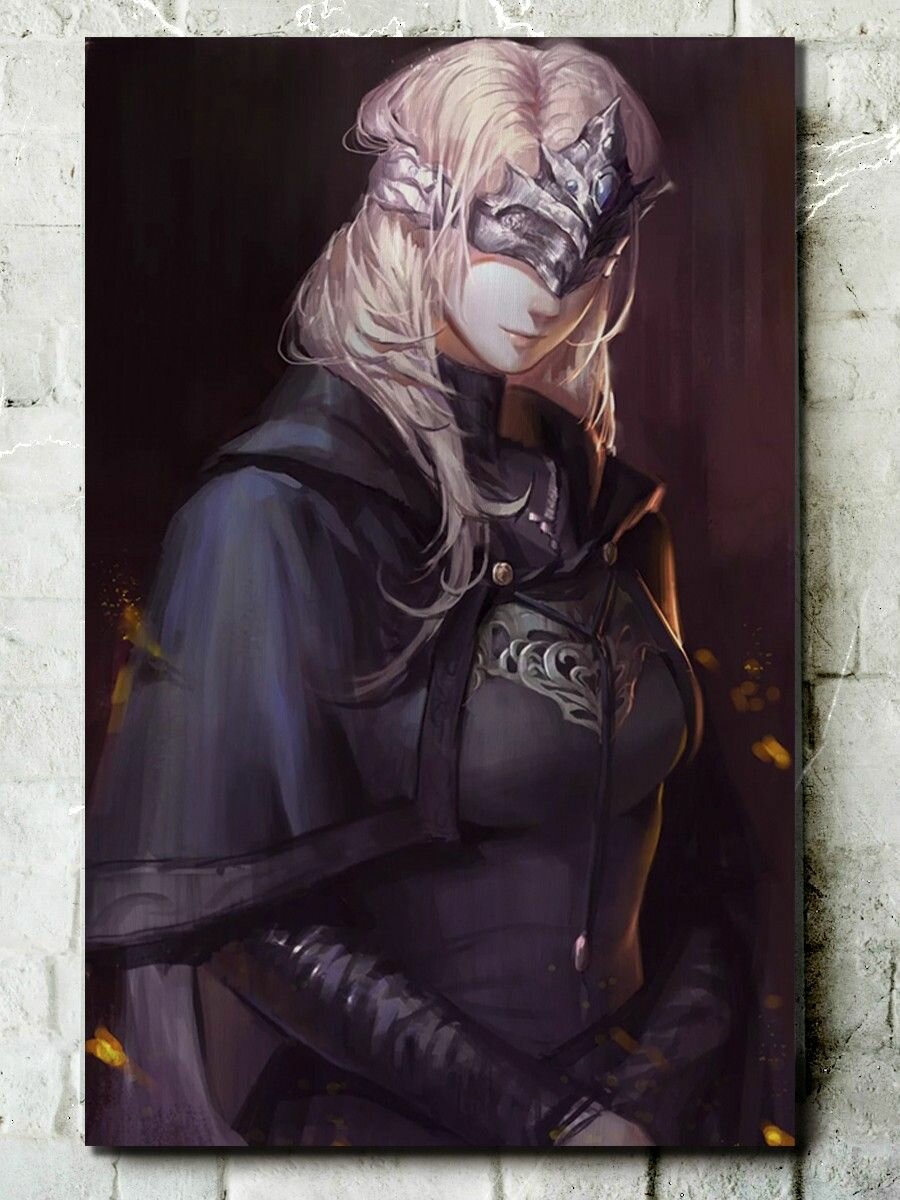 Картина интерьерная на дереве Dark Souls 3 Дарк соулс, Миядзаки, Ремастер - 14137